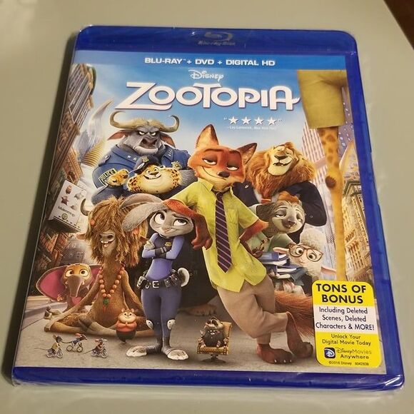 Disney | Media | Zootopia Blu Ray Sealed | Poshmark